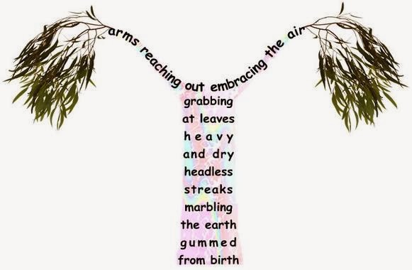 GET THE BALL ROLLING ON ENGLISH: Art: Visual Poetry Christmas Cards.