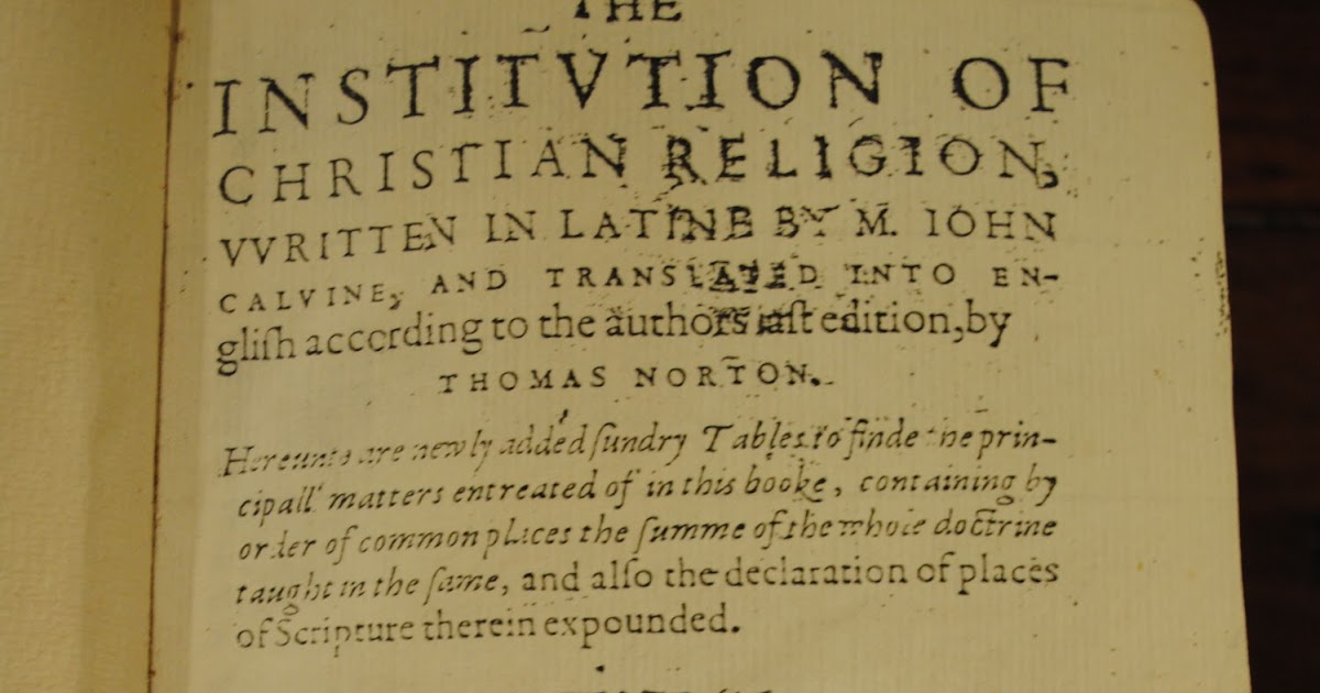 stylos: The Vision (7.10.15): Calvin on the Providential Preservation ...