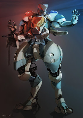 Florian Furtkamp: Police Mech Concept