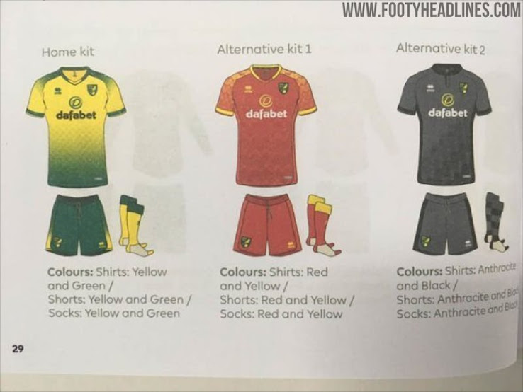 Norwich City 19-20 Third Kit Leaked - Footy Headlines