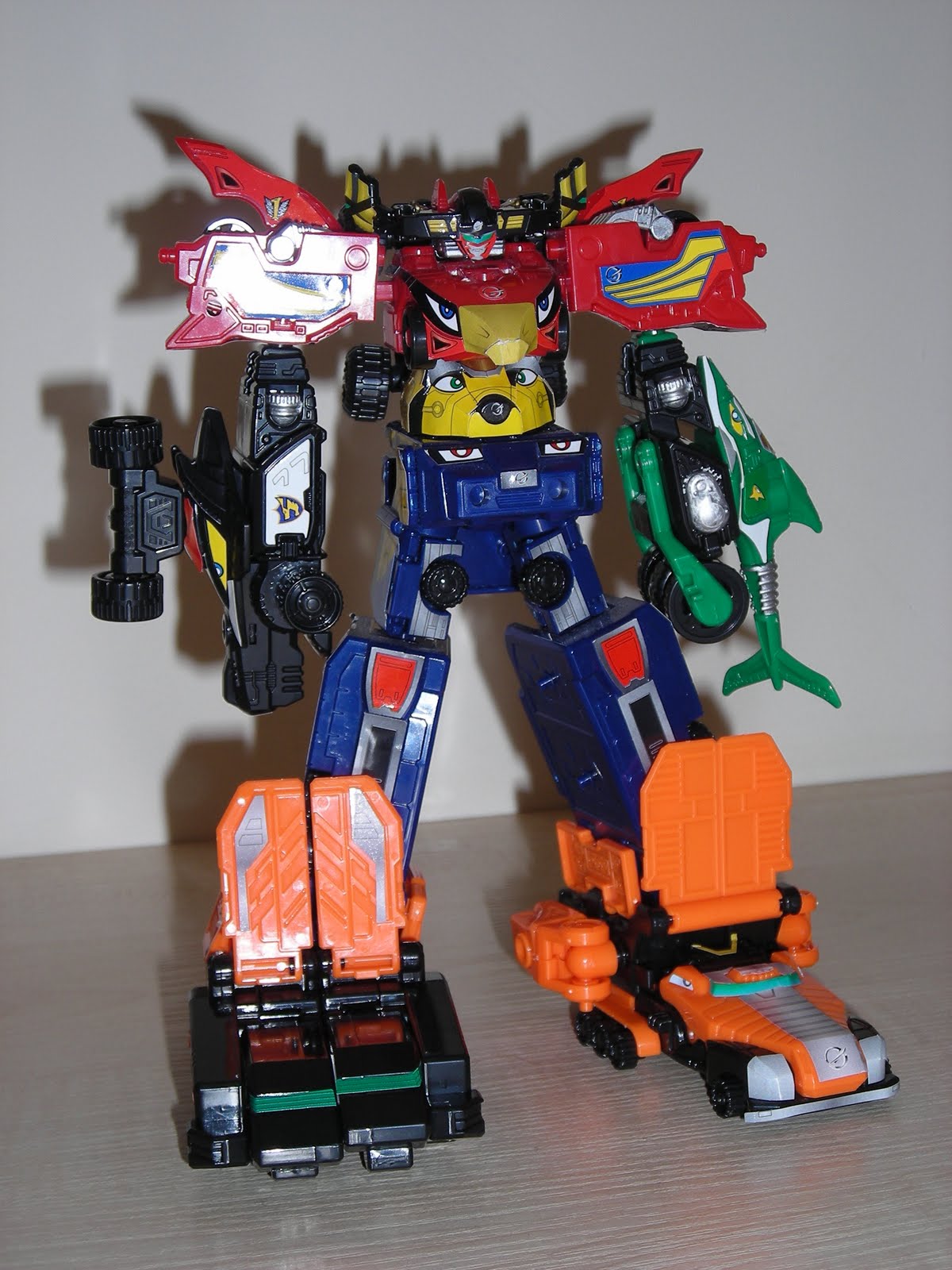 My Shiny Toy Robots: Toybox REVIEW: Engine Sentai Go-Onger mini-pla Gunbir-Oh