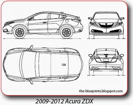 Vector Blueprints - Cars, Trucks, Busses and others: Acura - Vector ...