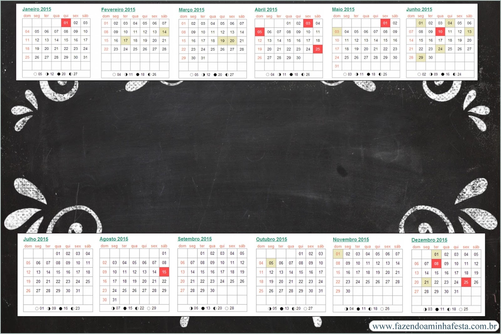 Blackboard Style: Free Party Printables. | Oh My Fiesta For Ladies!