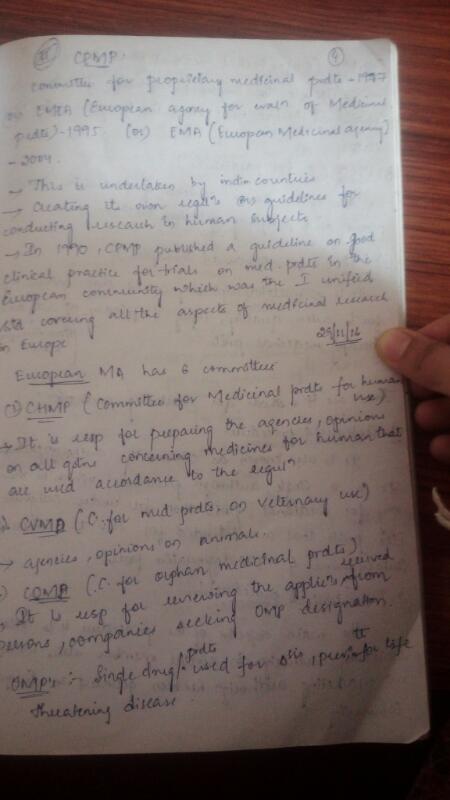 PHARM-D : CLINICAL RESEARCH(5TH YEAR SUBJECT)