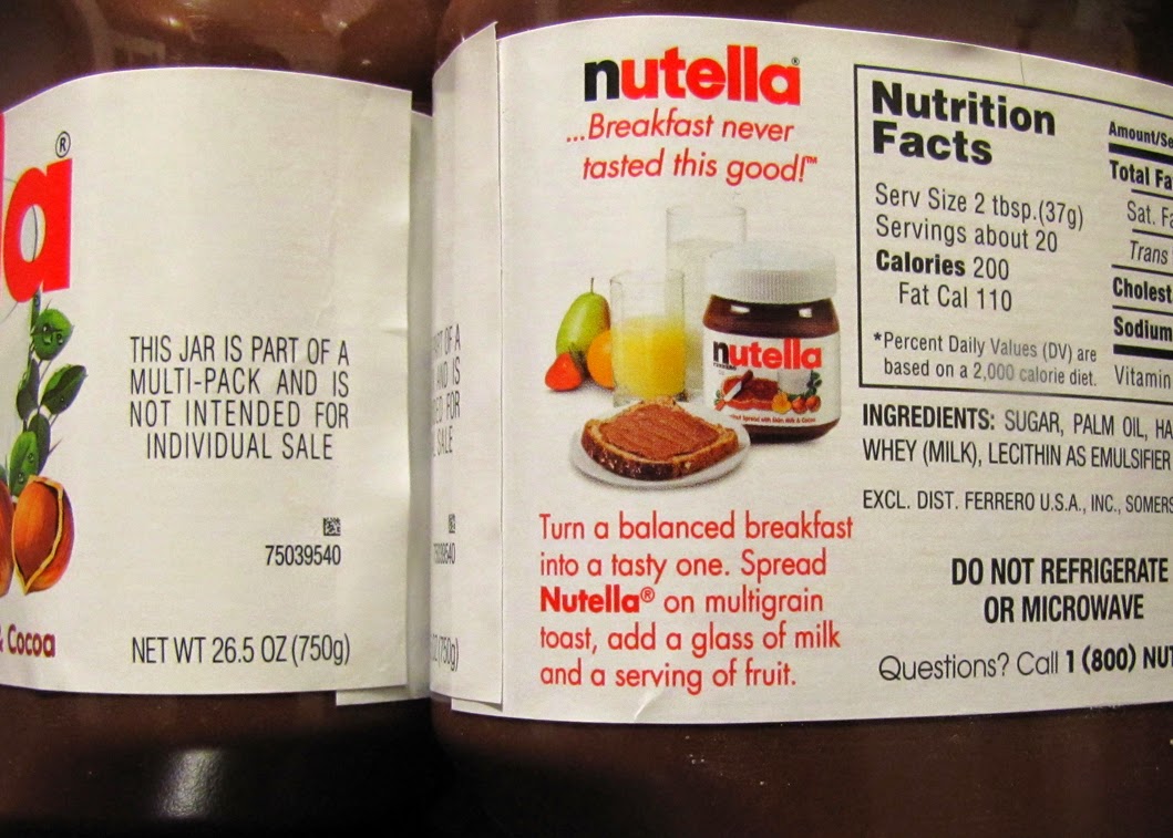 Smells Like Food in Here: Nutella