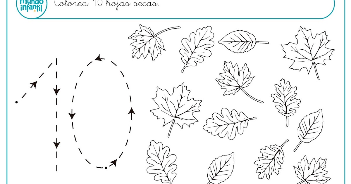 Trabajando en Educación Infantil: Otras 10 fichas del número 10
