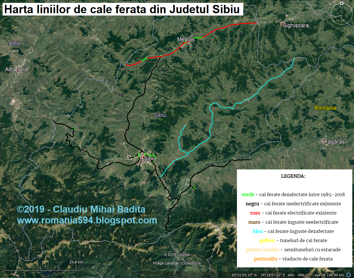 Cai ferate din Sibiu, de la inceputuri pana in prezent.