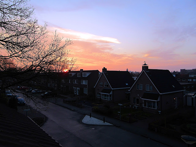 Moments, frozen in time ♡: Sunrise Over the Rooftops.