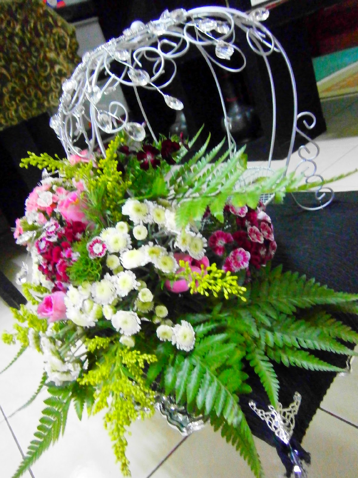 AKU AMIRUL SYAFIQUE: Gubahan hantaran bunga rampai, sejadah, fresh flower