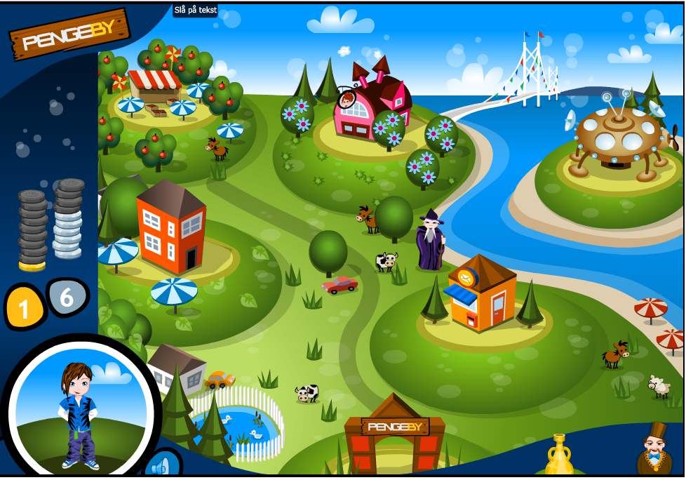 ITL111-Svein: Vurdering av et pedagogisk spill - Pengeby