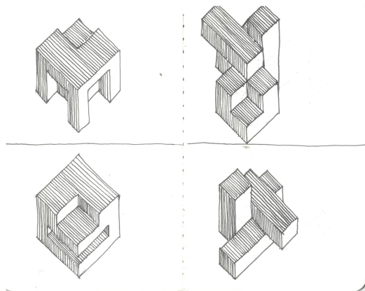 Yiheng Wang UNSW: Axonometric drawings & Models