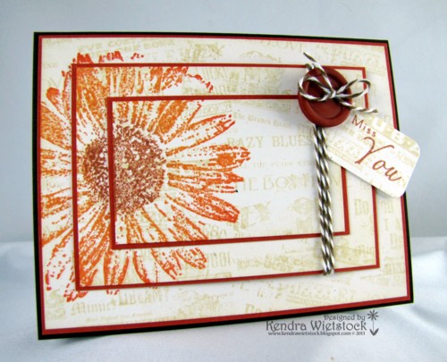 Kendra's Paper Creations: Fun with a Triple Layer Card...