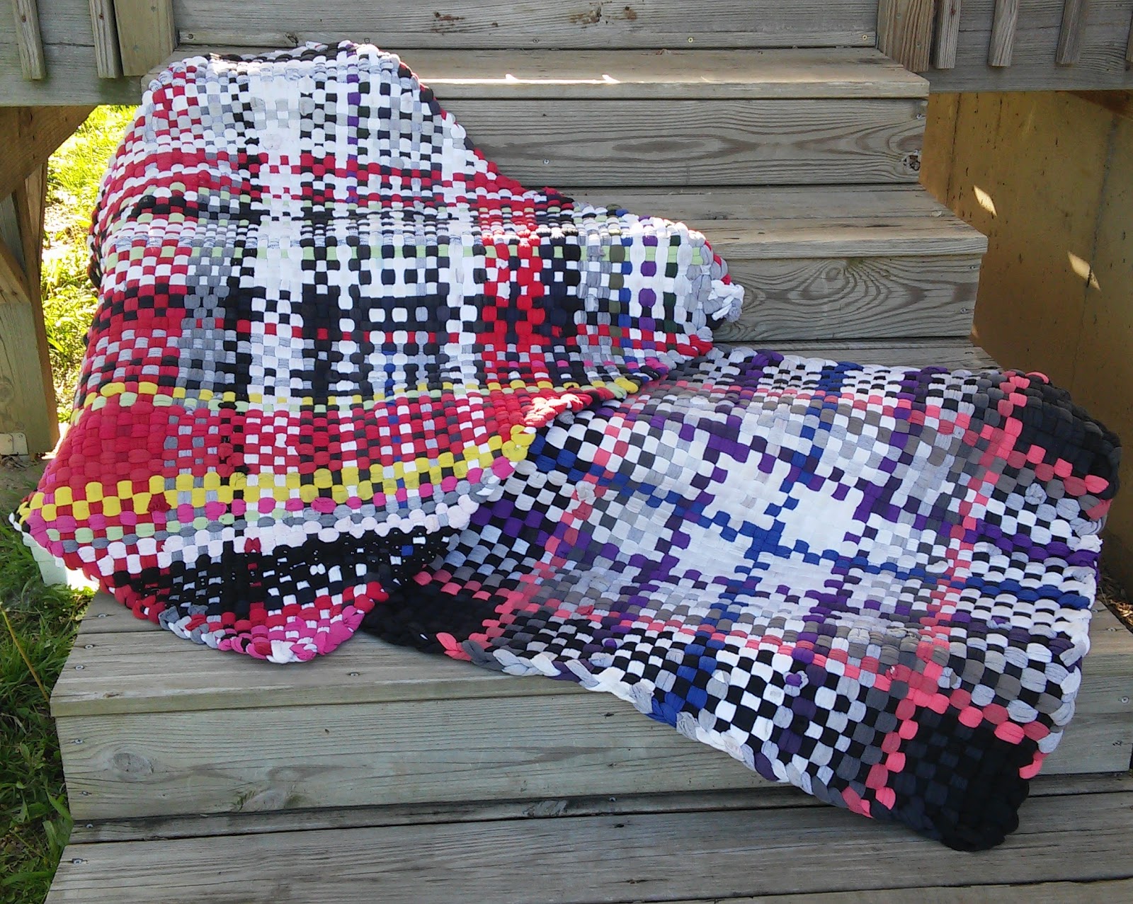 The Sewing Goatherd: The Diagonally Woven Rag-Rug