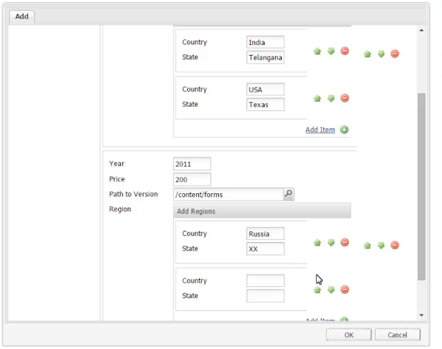 Experiencing Adobe Experience Manager Aem Cq Aem 61 Classic Ui Nested Composite Multifield