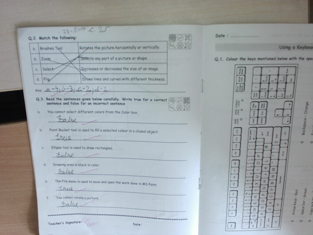 computer - Fun with MS Paint - Workbook