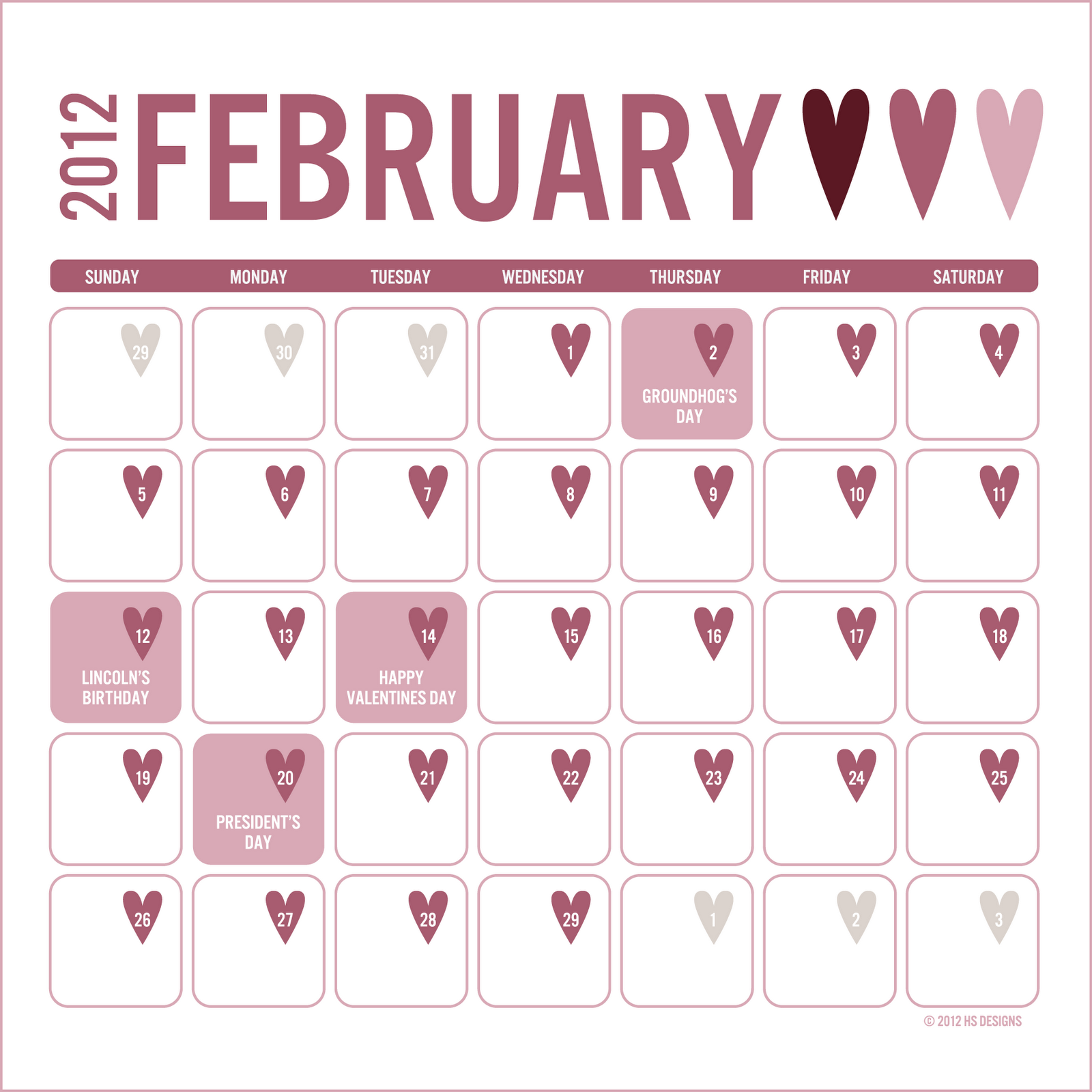 the things hannah loves: Happy February!