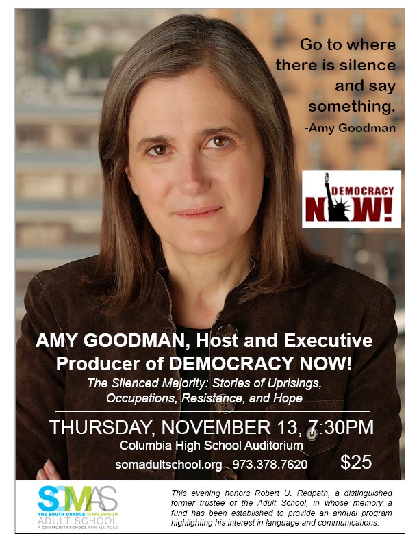 Maplewoodian.com: PODCAST - DEMOCRACY NOW JOURNALIST AMY GOODMAN - SEE ...