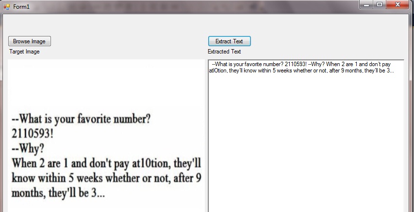 Extracting Text From Image (C#.net) ~ BitsByta