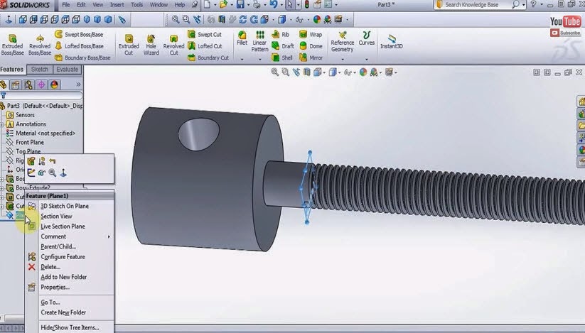 How to create Mechanical Clamp Vise With Download Link in Solidworks ...