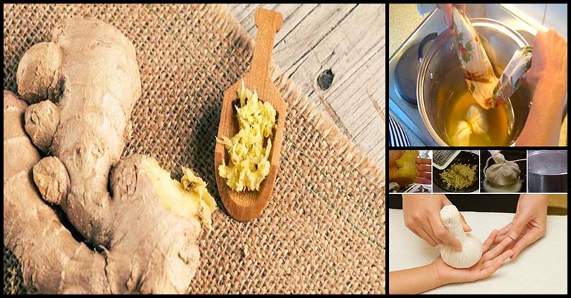 Hot Ginger Compress: For Fast Pain Relief And Quick Healing Process ...
