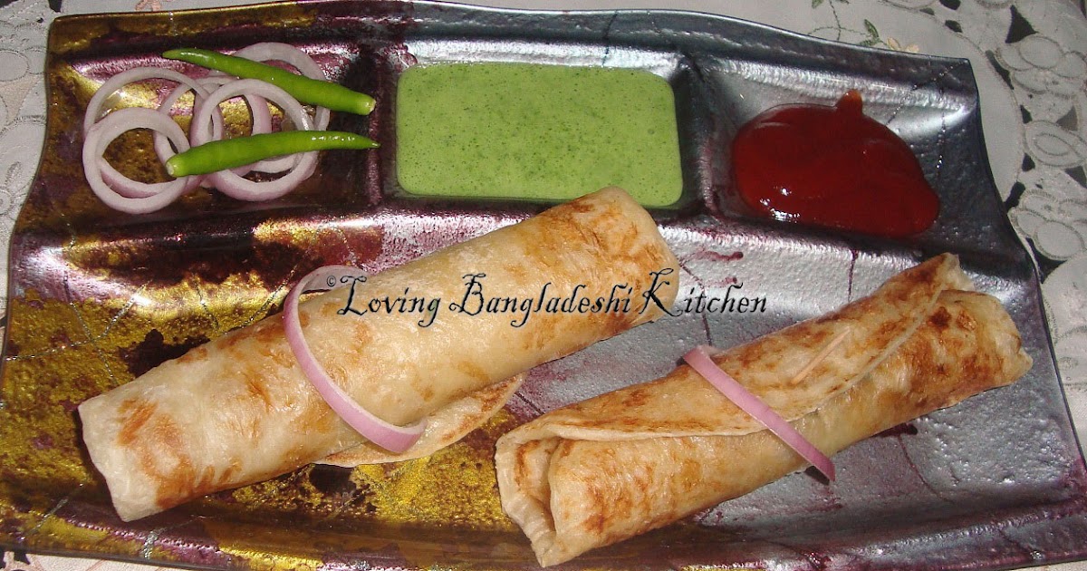 Loving Bangladeshi Kitchen(রান্নাঘর): Parata Kabab Roll(পরটা কাবাব রোল)