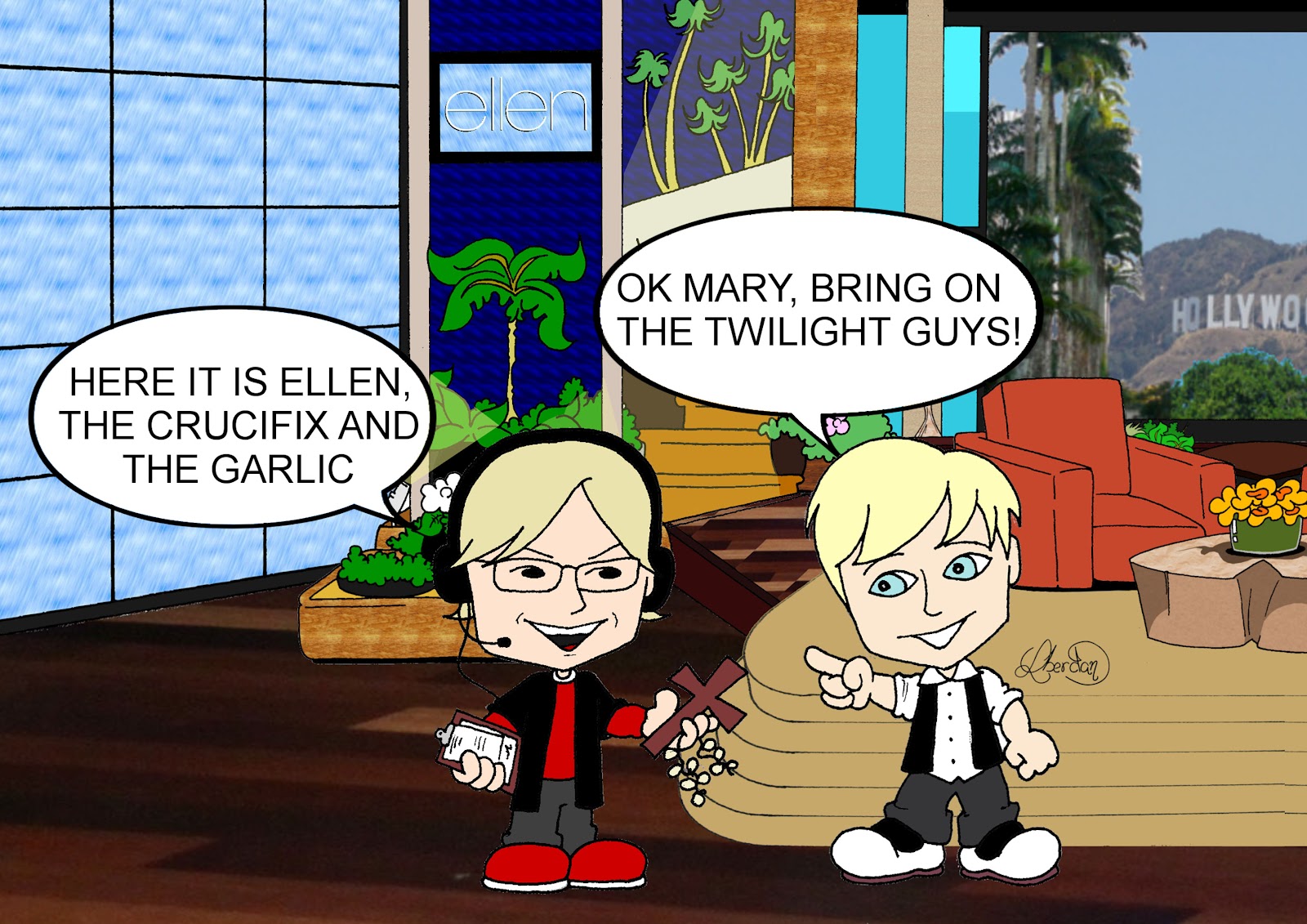 Ellen DeGeneres Cartoon