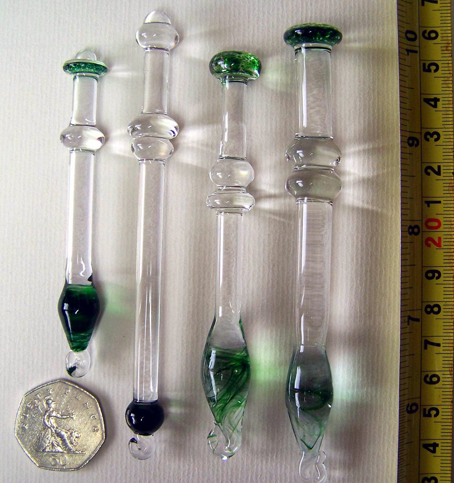 SteamPunk Glass: Handmade Glass Lace Bobbins