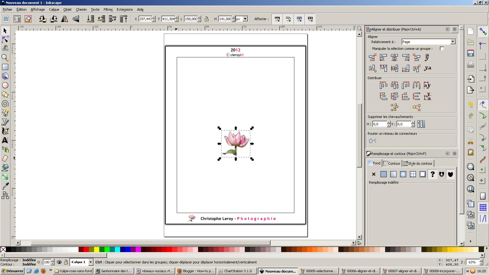 Inkscape : How to create a photo frame ? | RedGage
