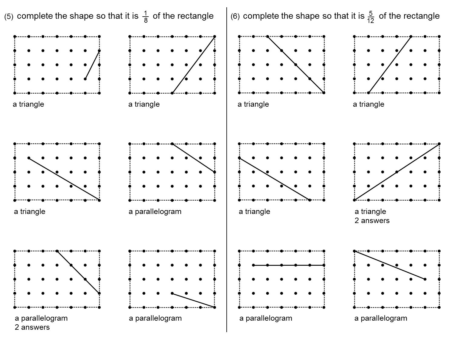 MEDIAN Don Steward mathematics teaching: fractions of rectangles