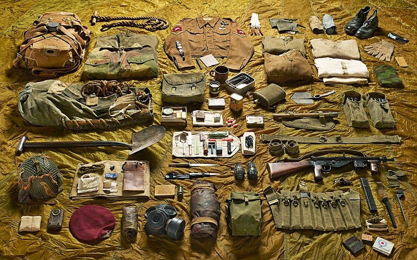 War Inventory Kit of British Soldiers from 1066 to 2014