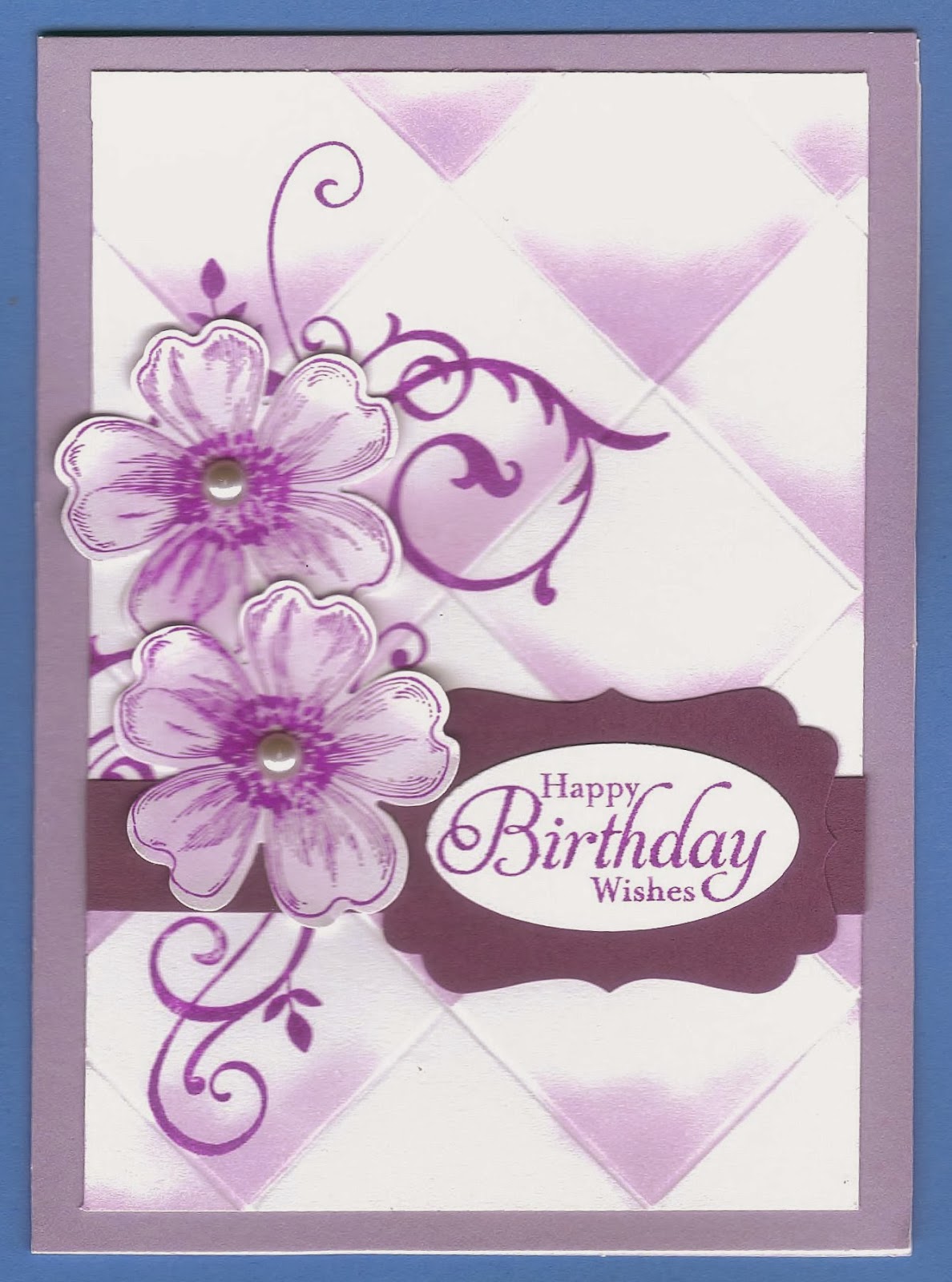 Curios Crafter Tash: Female Birthday Cards I have created.....Enjoy!!!