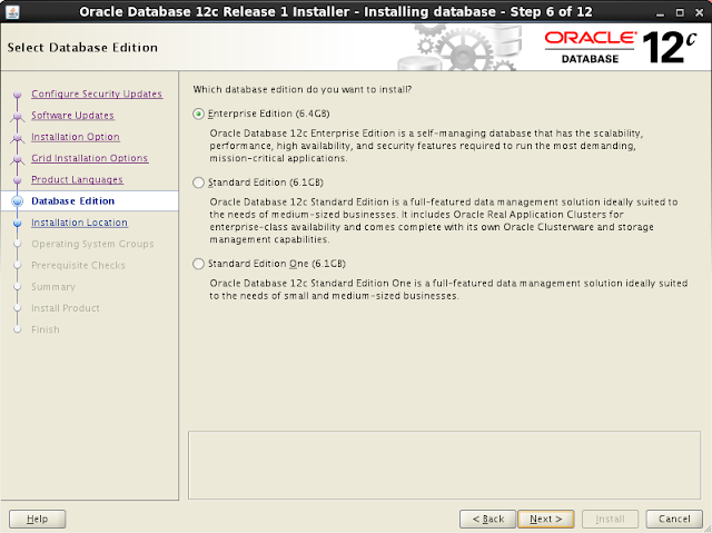 Installing Oracle 12c R1 Database Software On Linux 6 Oraclenext Solution To Your Oracle