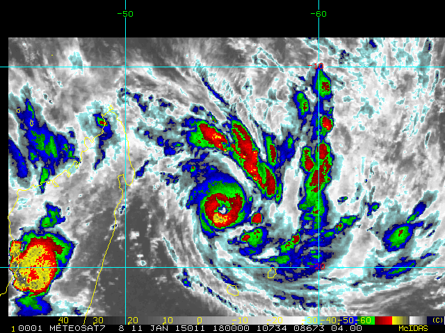 Cyclone tropical Bansi: le point à 22h | Météo intense