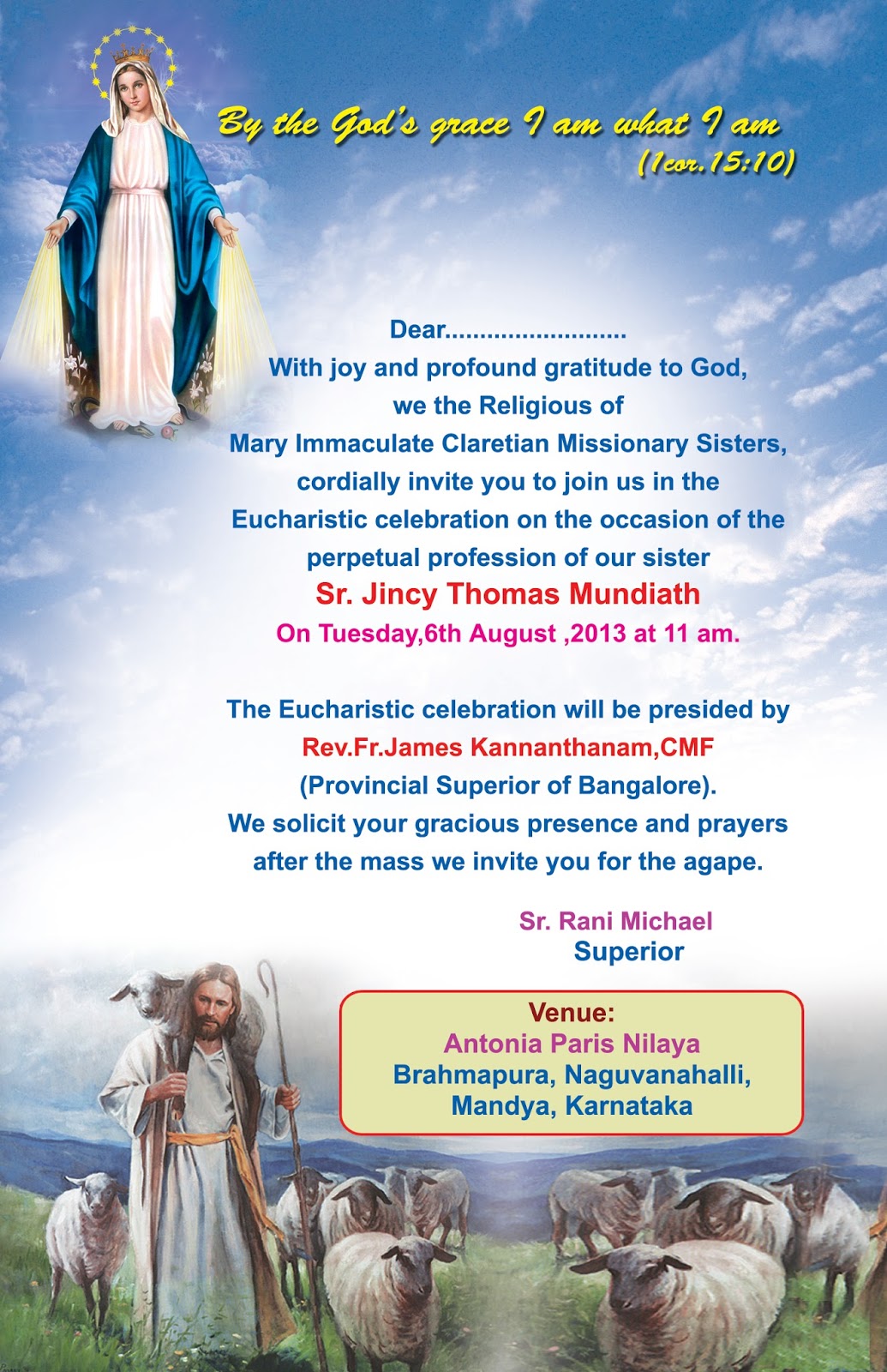 CLARETIAN SISTERS - SOUTH ASIAN DELEGATION: invitation- final ...