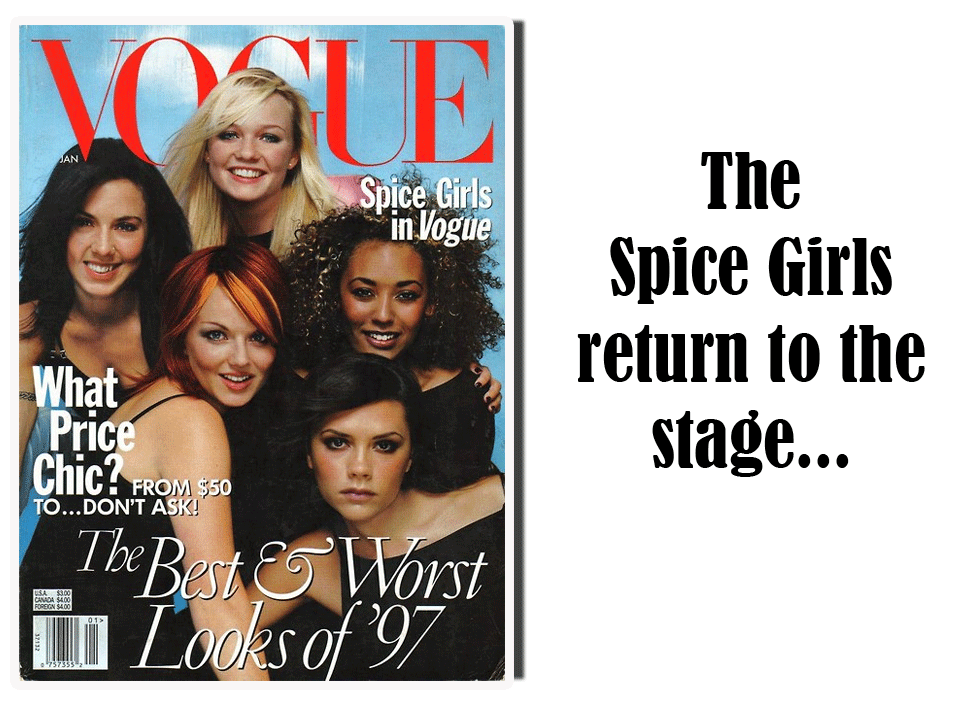 Spice Girls reunite to announce their new musical... and boy does ...