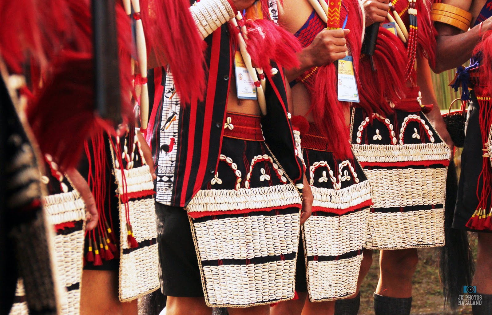 Ao Naga Men and Women in traditional attires