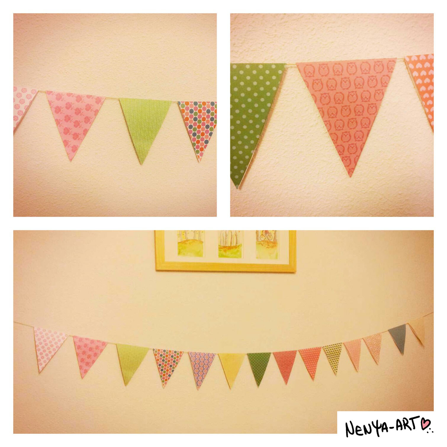 Nenya Art: Banderitas decorativas