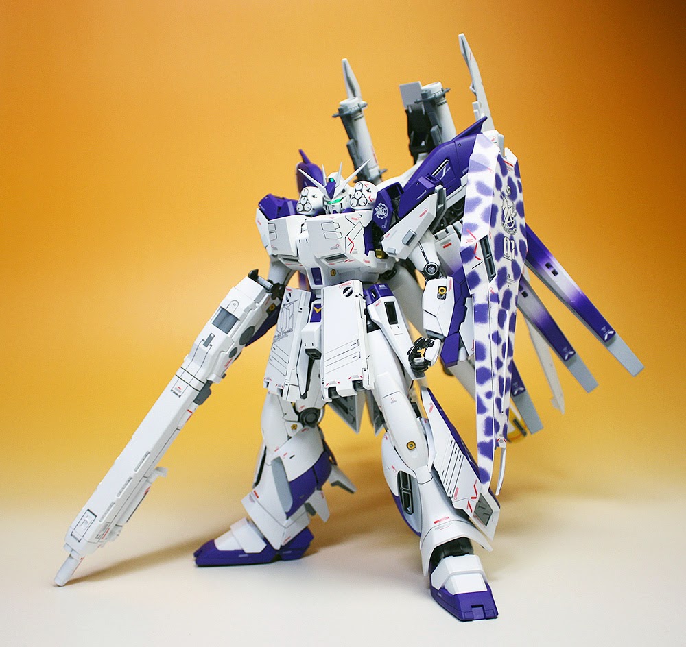 Custom Build: MG 1/100 hi-nu Gundam Ver. Ka HWS