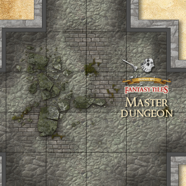 Master Dungeon Set - PWORK Paper Wargame | FANTASY TILES | DriveThruRPG