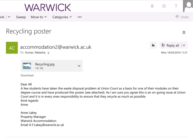 Persuasion and Influence: I recycle, you recycle…we all recycle!