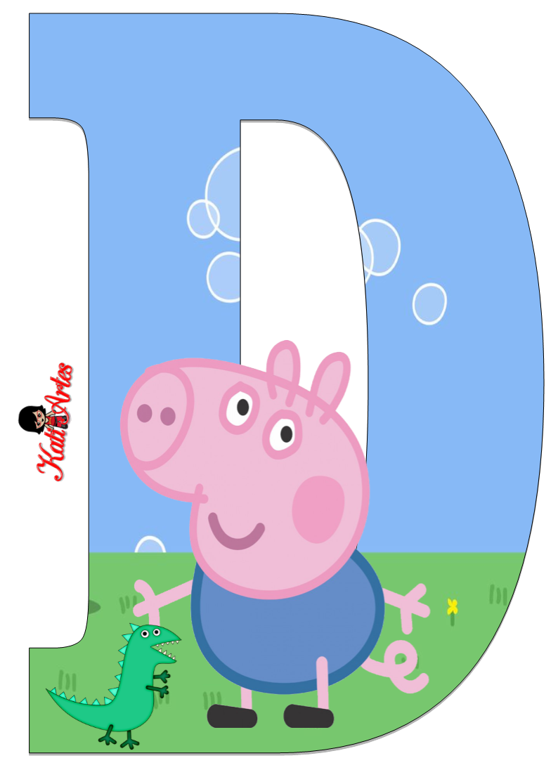 Alfabeto de George Pig. - Oh my Alfabetos!