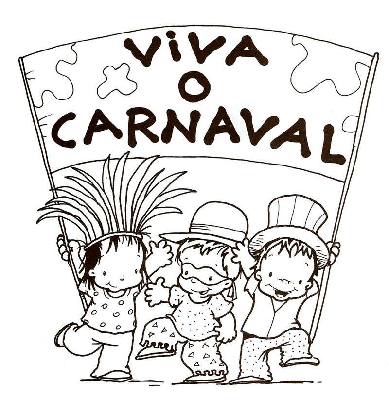 DESENHOS DE CARNAVAL PARA IMPRIMIR E COLORIR ~ imagens para celular