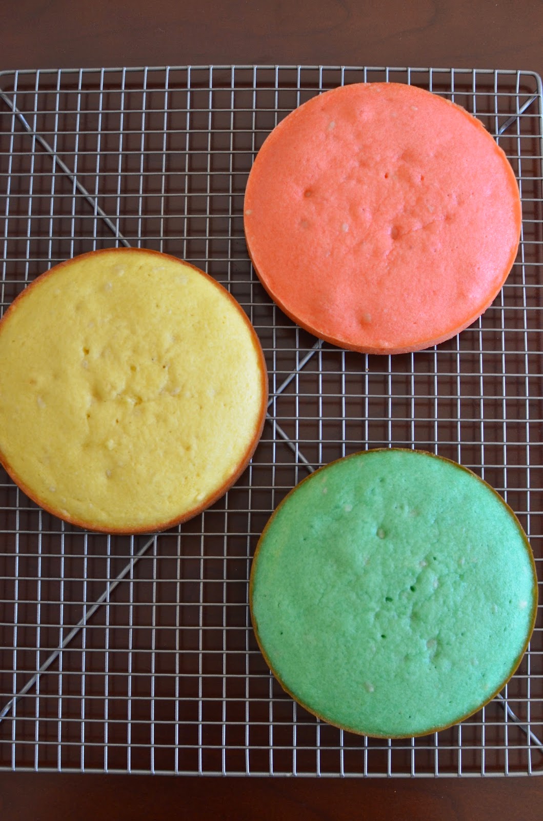 Playing with Flour: Tri-color cookie (Easter) cake