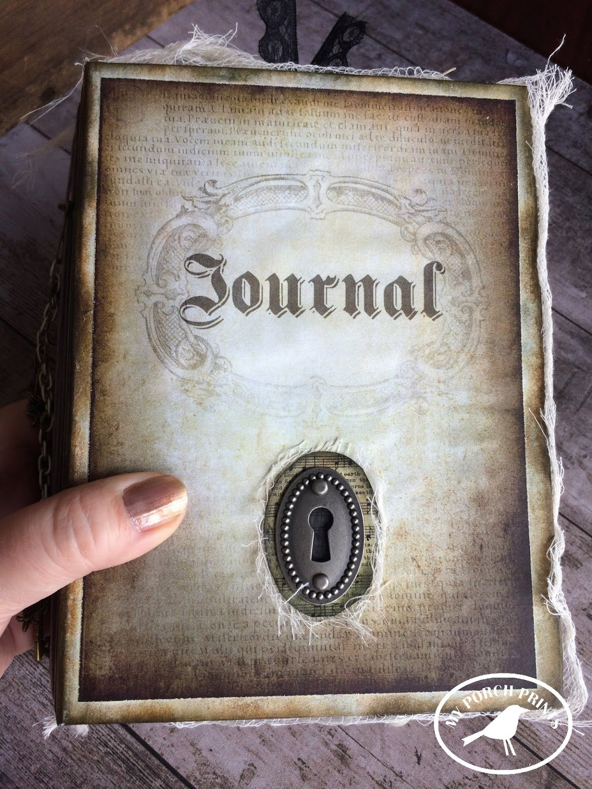 My Porch Prints: "Mysterious Woman" Junk Journal from My Porch Prints