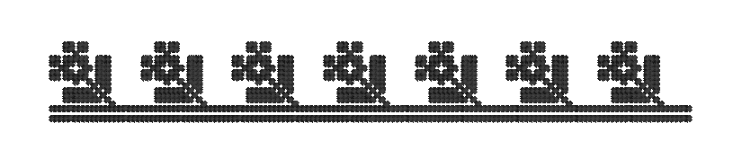 MODELE BRODERIE PENTRU COSTUMUL POPULAR ROMANESC : model in punct cruce ...