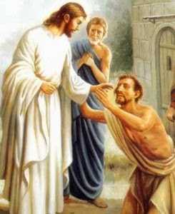 Jesus Helping The Poor