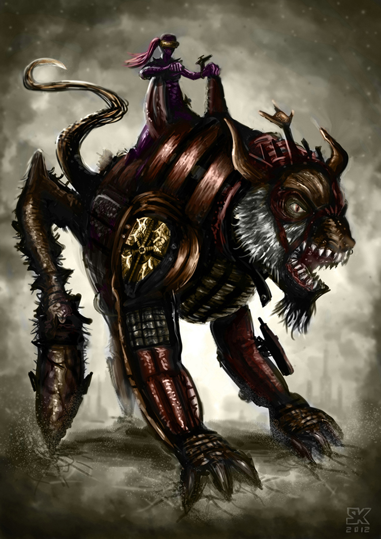 Sunil Kainth - Sketchblog: "Heart falls" and "Beast rider" environment ...