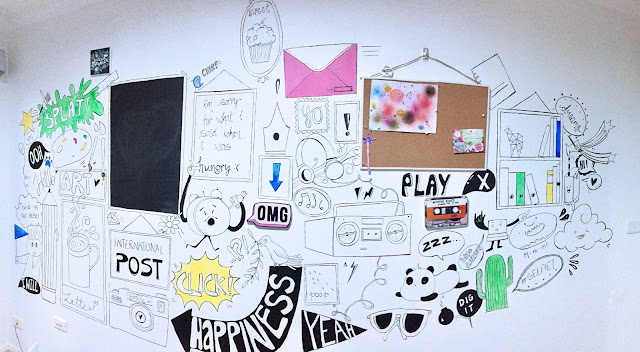 Prativya: Craft Room Doodle wall