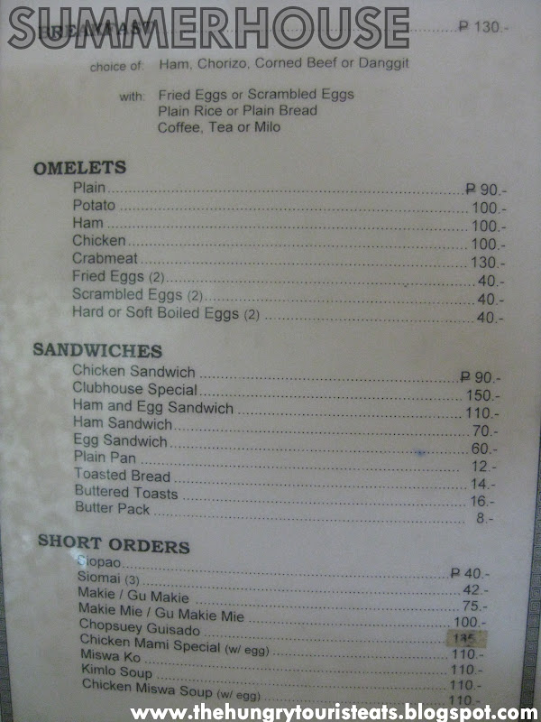 The Hungry Tourist Eats: Summerhouse