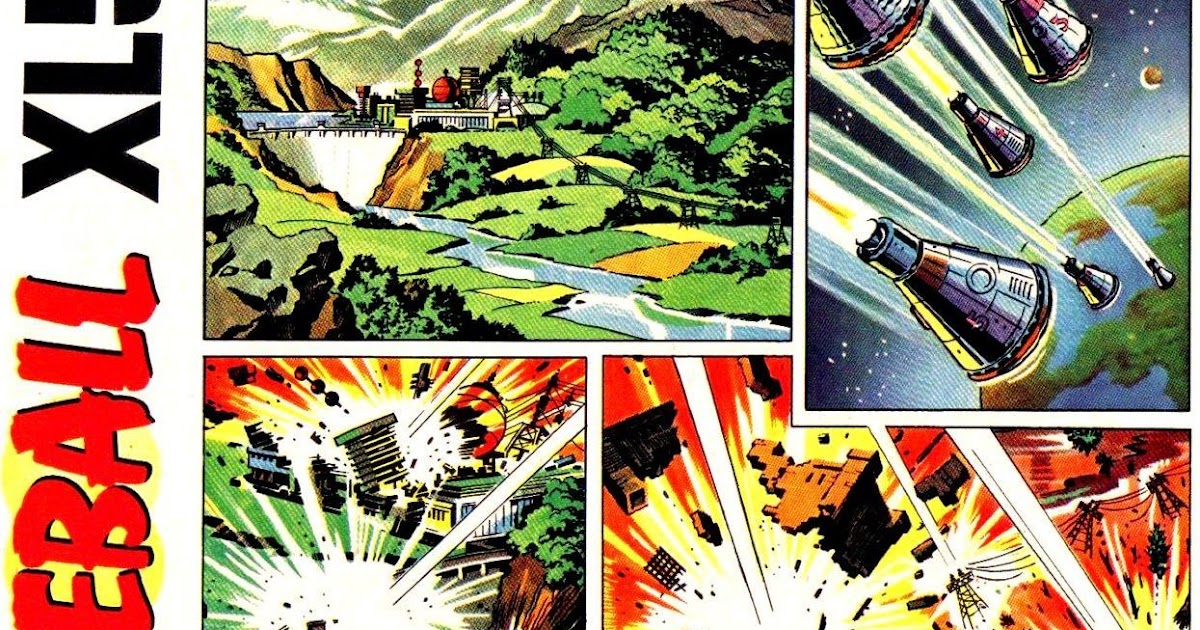 CRIVENS! COMICS & STUFF!: BLIMEY! MIKE NOBLE'S FIRST FIREBALL XL5 STRIP...